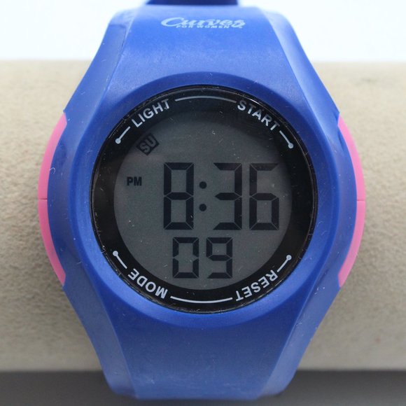 Avon | Accessories | Vintage Avon Curves Digital Blue Alarm Light Day ...